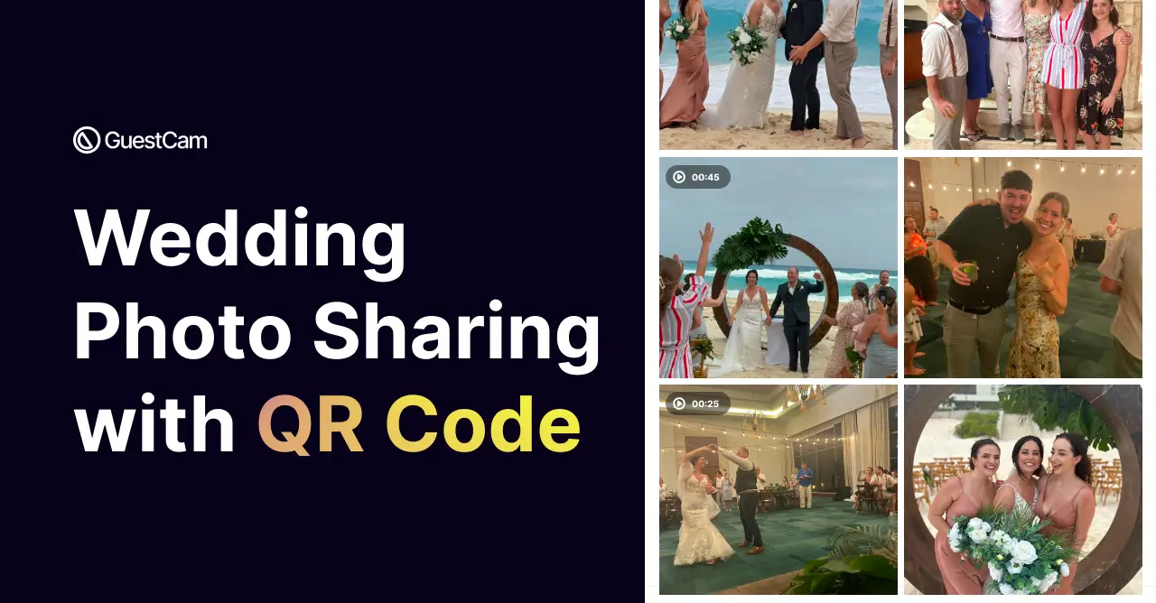 QR Code Photo Sharing for Weddings